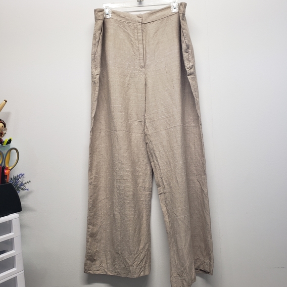 Covington | Pants & Jumpsuits | Covington Wide Leg Pants 8 Tan With ...